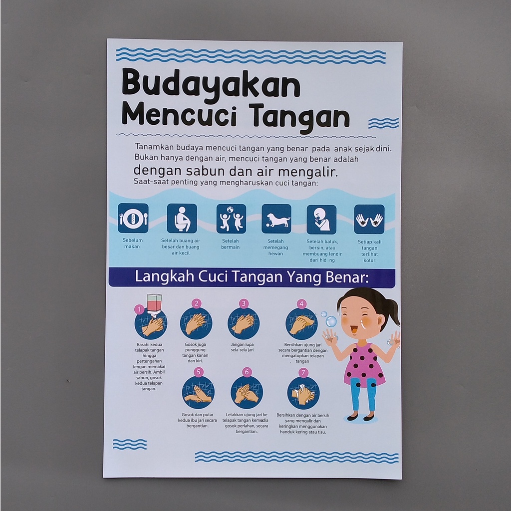 Hand Washing Culture Poster - Hand Washing Poster Using Soap - Poster ...