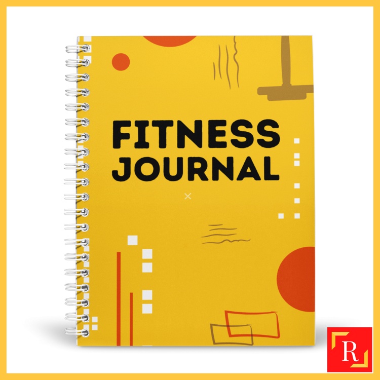 Daily Workout Fitness Gym Journal/Spiral Notebook/Double Ring Notebook ...