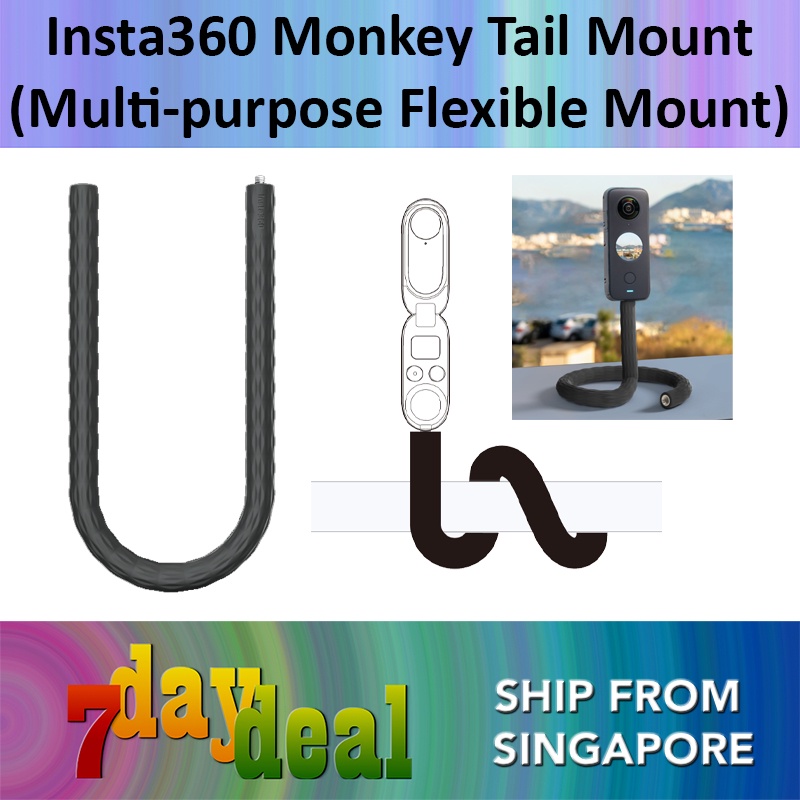 Insta360 Monkey Tail Mount — (Multi-Purpose Flexible Mount) | Shopee Singapore