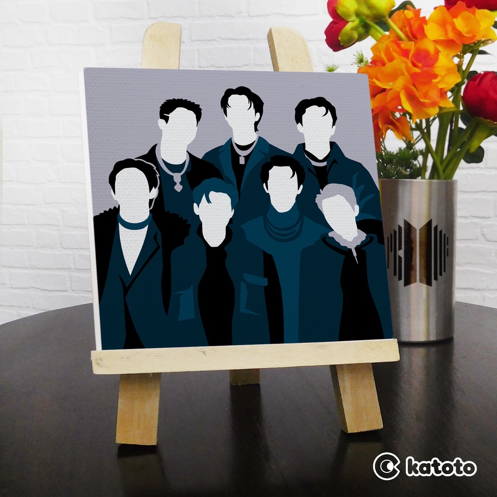BTS PAINT BY NUMBER KIT PROFF RM JIN SUGA J-HOPE JIMIN V JUNG KOOK BTS ...