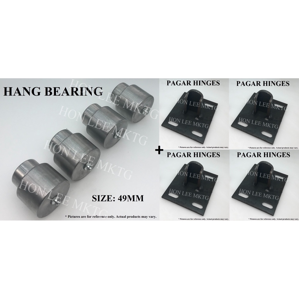 (4PCS) 49MM SWING HANG AUTO GATE BEARING + (4PCS) MAIN GATE BEARING ...