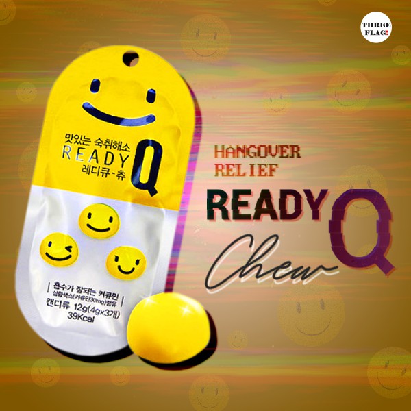 HANDOK READY Q READY-Q Chew Hangover Relief Jelly Candy 1pack(4gX3pcs ...
