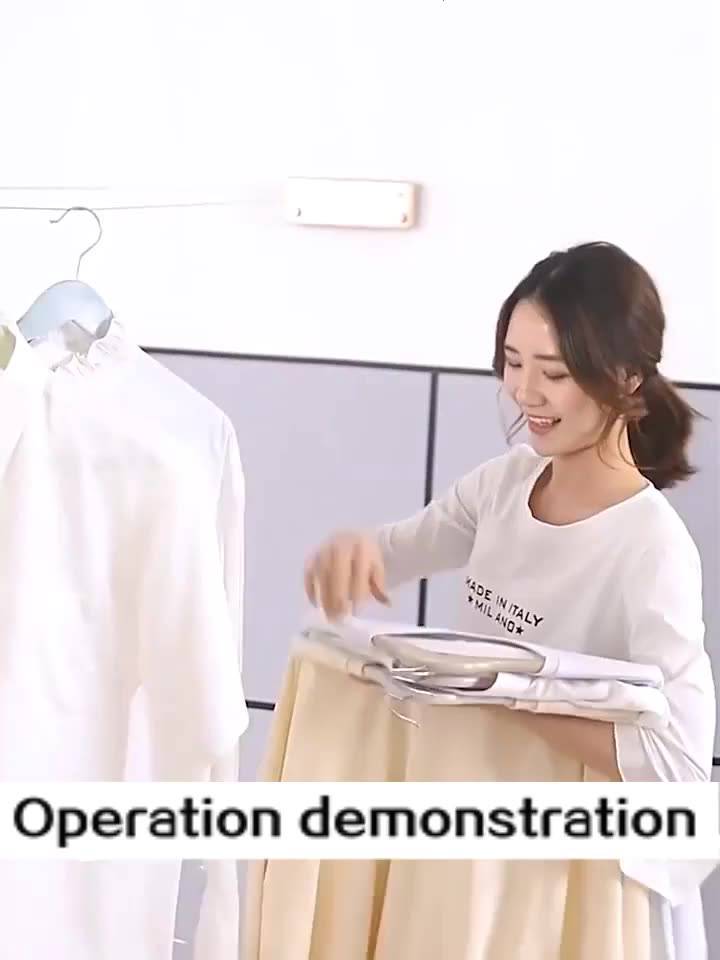 Retractable Clothesline Clothes Hanger Stainless Steel String Dryer ...