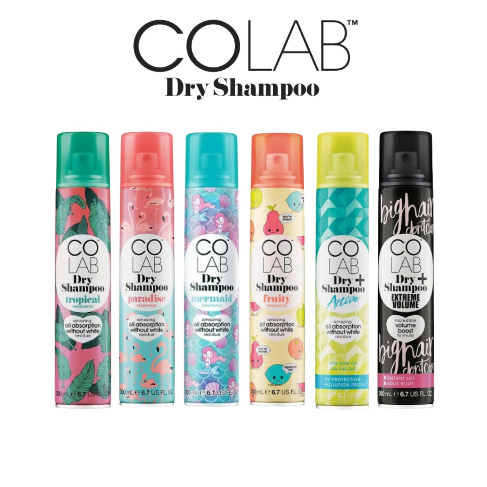 [Bundle 2] COLAB Dry Shampoo (200ml) | Shopee Singapore