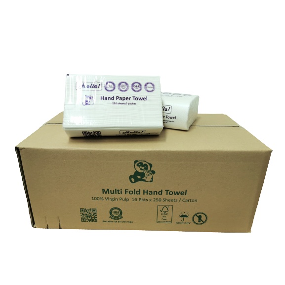 [*NEW LOOK] MFold Hand Paper Towel / Kitchen Towel / Tissue / Serviette / Napkin (250's x 16 ...