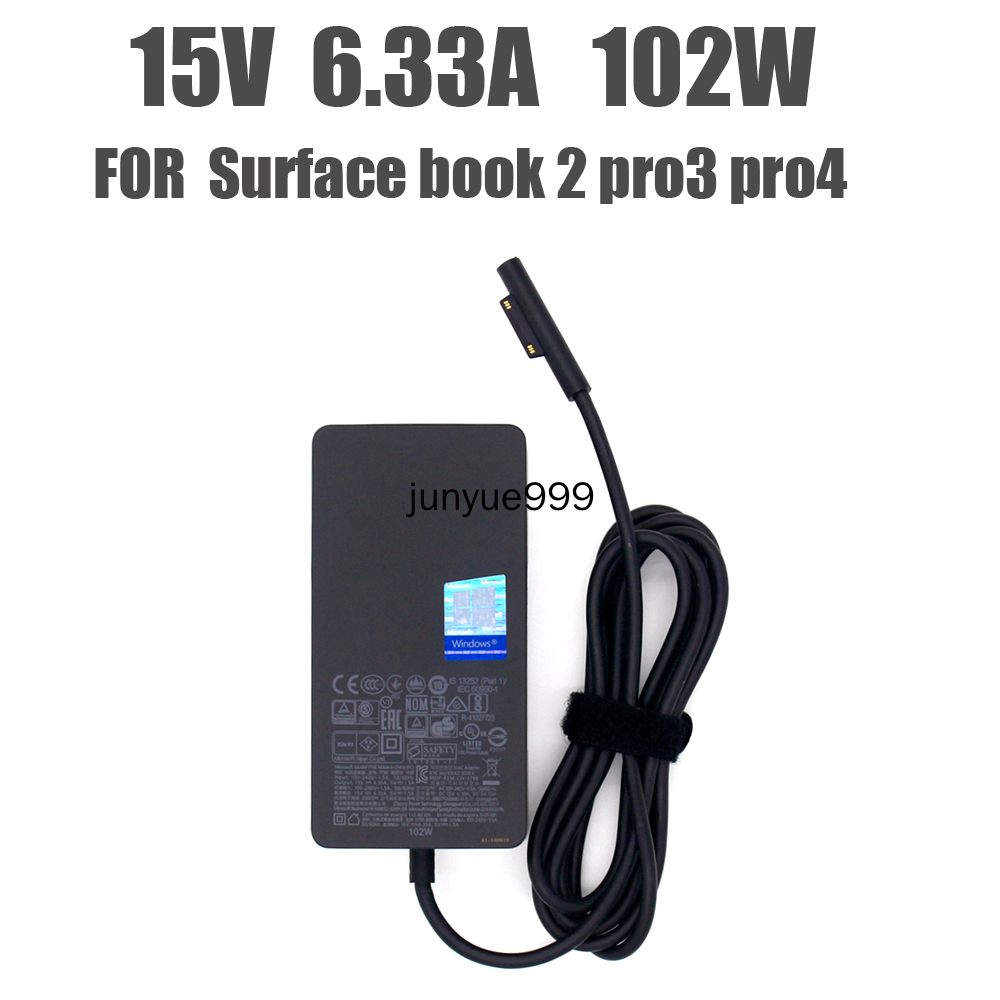 Original Microsoft 15V 6.33A 102W adapter Charger For Microsoft Surface ...