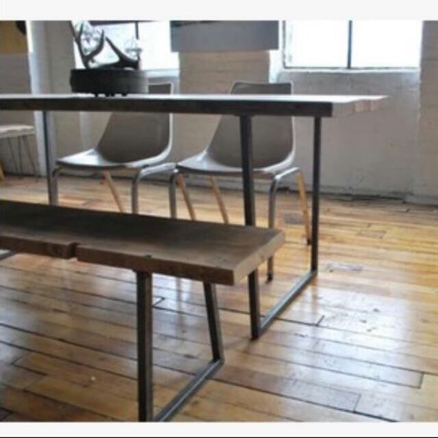 Industrial Loft Old School Long Bench Seat | Shopee Singapore