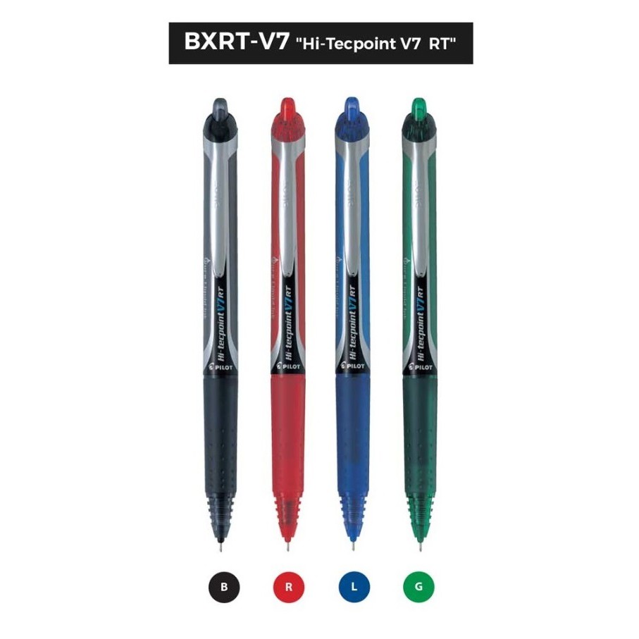 Pilot Hi-Tecpoint V5 / V7 RT Retractable Pen | Shopee Singapore