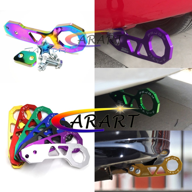 JDM Style Racing Rear Tow Hook Aluminum Alloy Rear Tow Hook For Honda ...