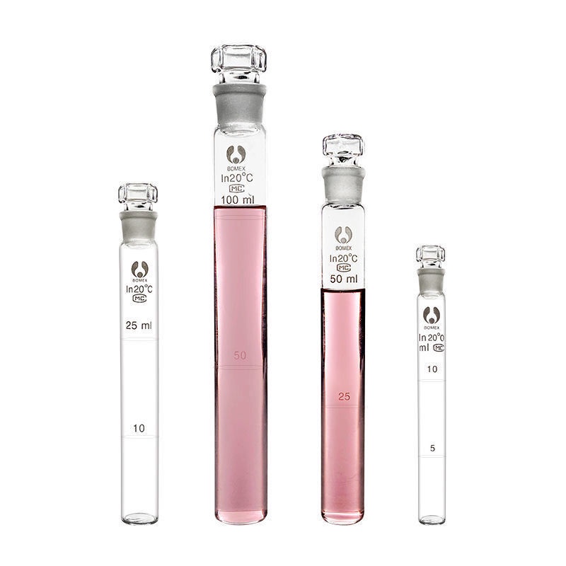 Stopper Glass Colorimetric Tube with Scale 10 25 50 100ml Nessler ...