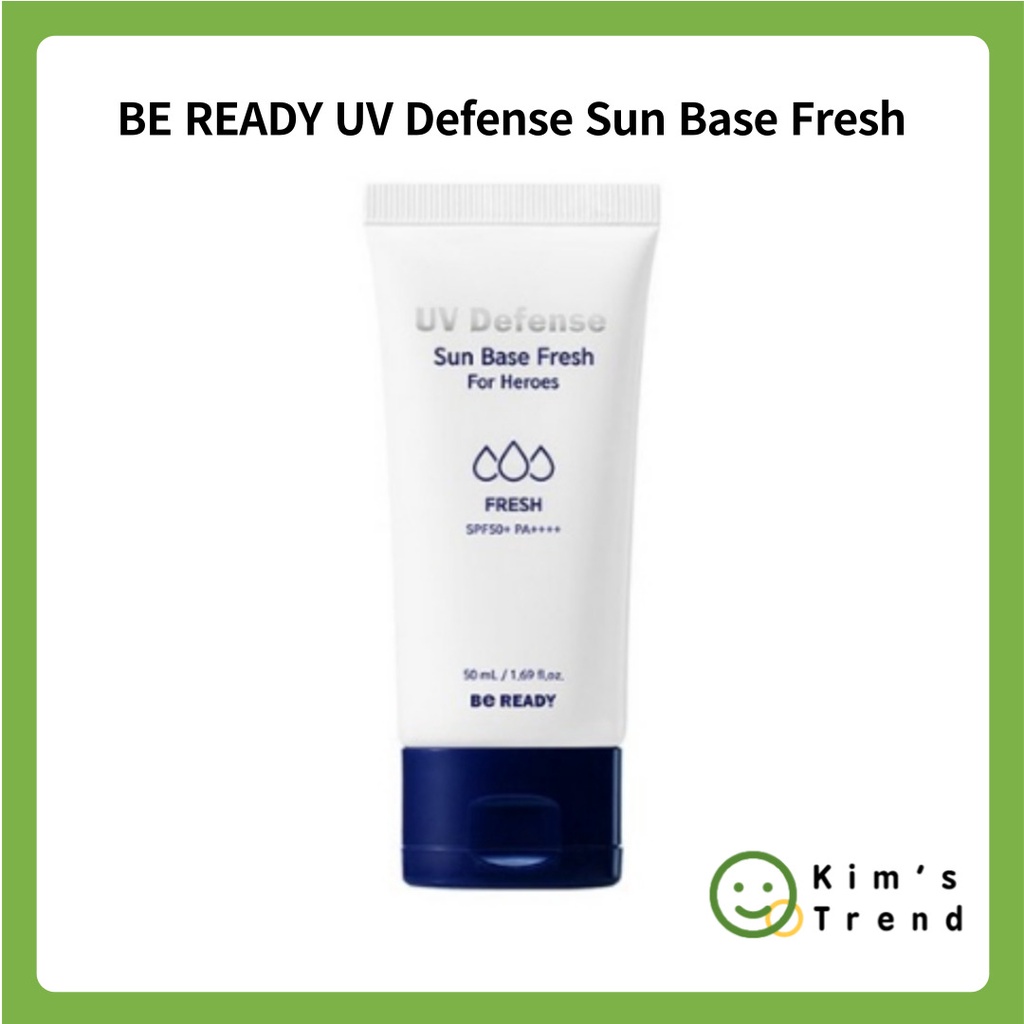 [Be Ready] UV Defense Sun Base Fresh For Heros Men's Suncream Sun Care Sunscreen SPF50+ PA ...