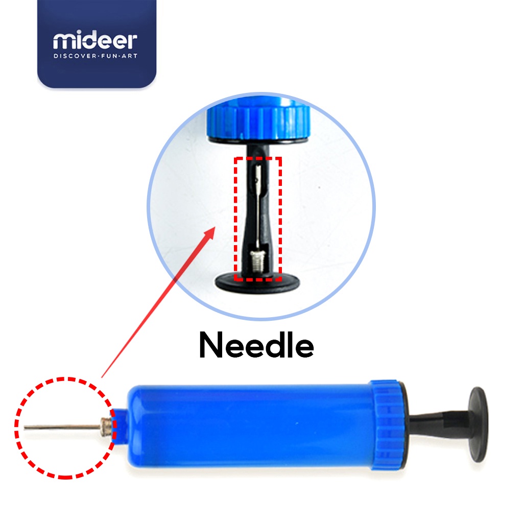 Mideer Ball Pump Hand Air Pump Sports Ball Inflator Basketball Football ...