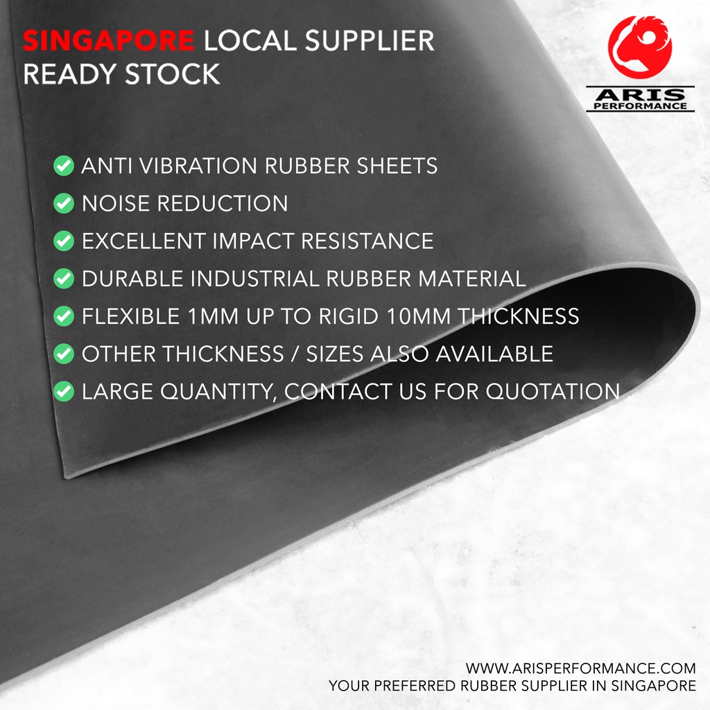 Industrial Rubber Sheet, Flexible Durable Vibration Dampening, Noise ...
