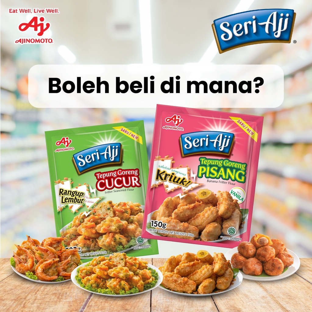 (2 Pack) Ajinomoto Seri-Aji Seasoned Series Fried Flour Chicken Banana ...