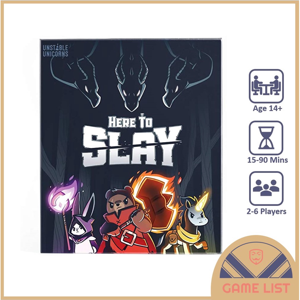[Local Store] Here to Slay Card Game Board Game Base Game and Expansion ...