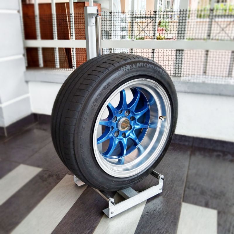 Car Wheel Tyre Detailing Wash Roller Stand | Shopee Singapore