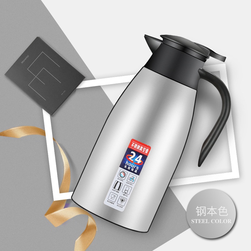 【SG】2L Thermal Jug 304 Stainless Steel Thermos Flask Large Capacity ...