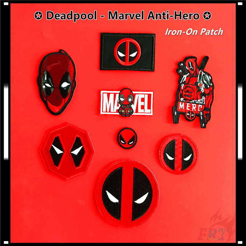 Deadpool - Marvel Anti-Hero Iron-On Patch ♚ 1Pc DIY Sew on Iron on ...