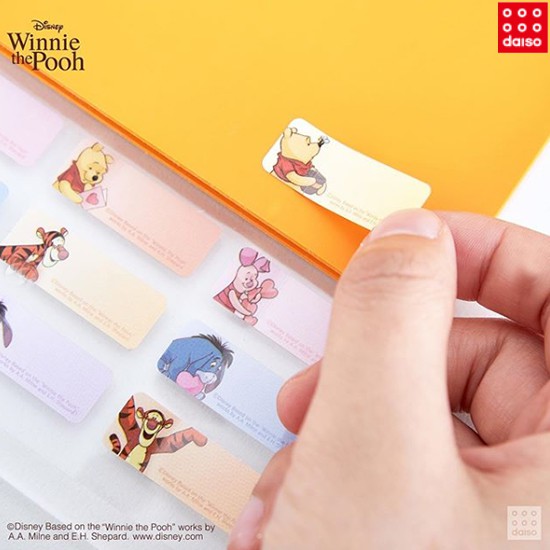 [DAISO KOREA] Winnie the Pooh Series - Pooh Name Stickers 40P Set ...
