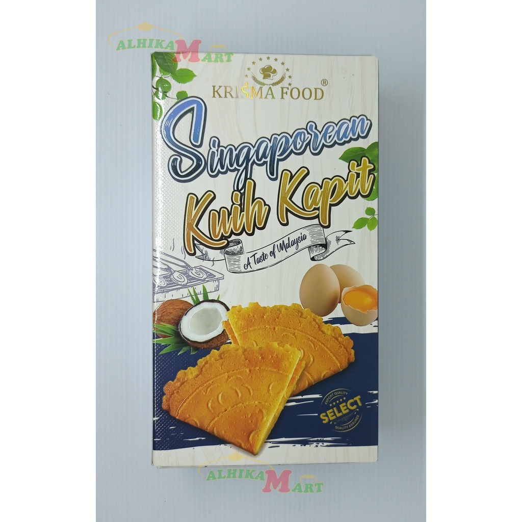 Krisma Food Singaporean Kuih Kapit With Custard Net 100gr | Shopee ...