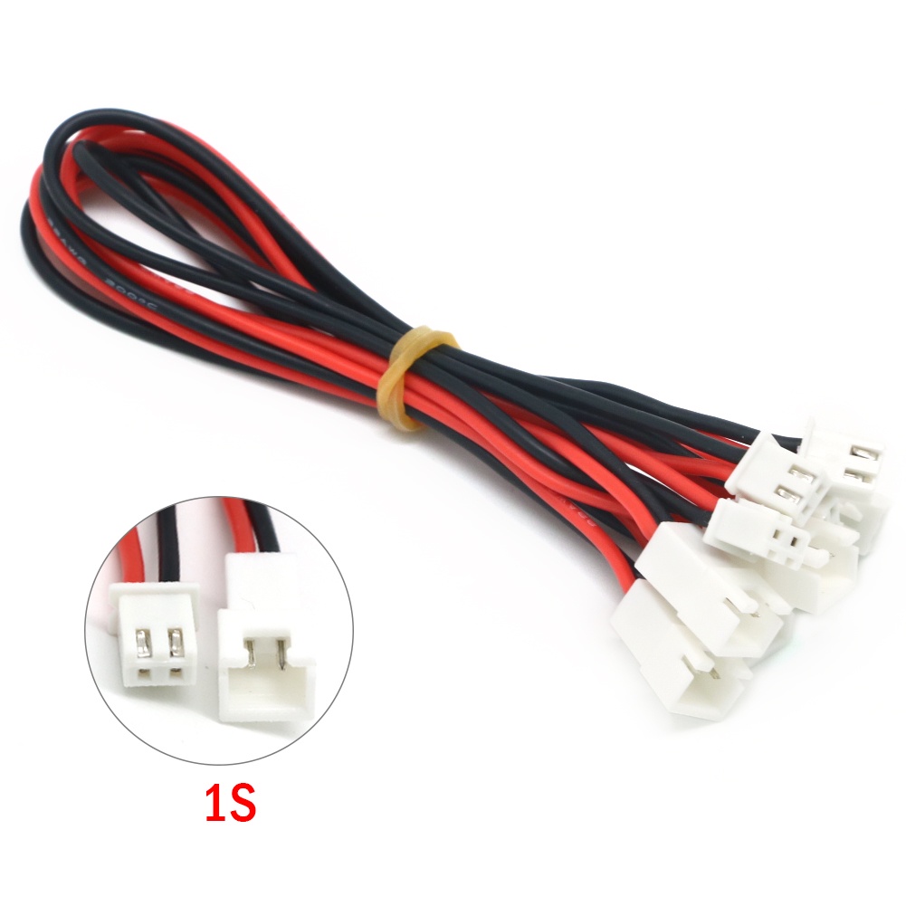 5pcs JST-XH 1S 2S 3S 4S 5S 6S 20cm 22AWG Lipo Balance Extension Charge ...