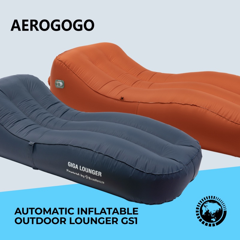 Aerogogo Automatic Inflatable Lounger [ 100s Fast Inflating, Built-In ...