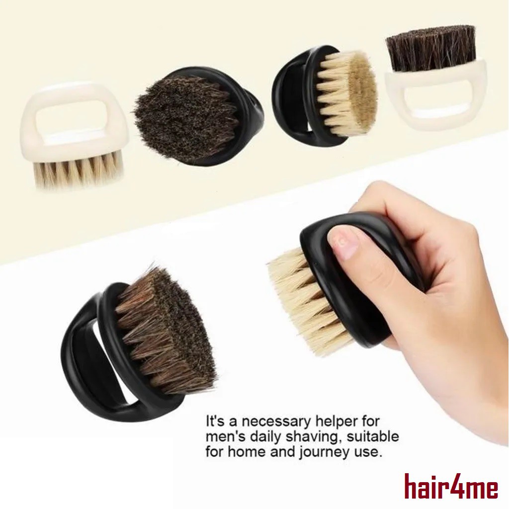 Barber Knuckle Fade Brush Synthetic Nylon Hair Beard Brush For Man ...