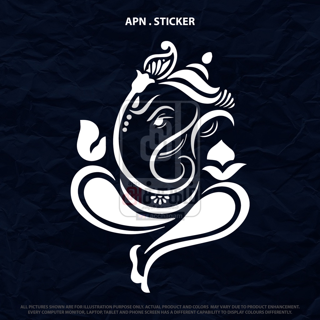 GANESHA - Vinyl Cutting Car Sticker | APN Sticker | Shopee Singapore
