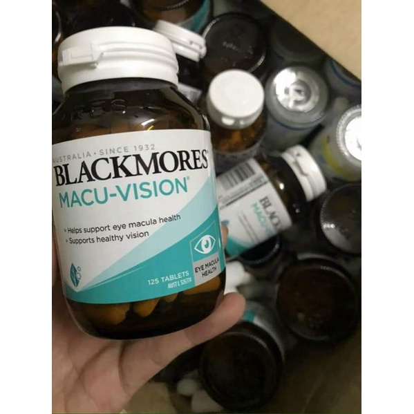 Macu vision Blackmores eye supplements 125 Australian tablets | Shopee ...