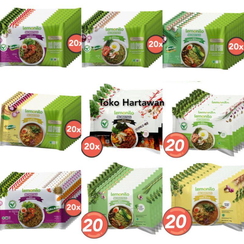 LEMONILO NOODLES box | Carton contains 20 pcs | Shopee Singapore