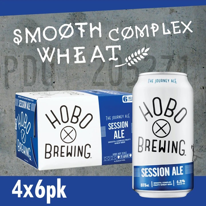 HOBO Brewing Session Ale Craft Beer 375Ml - 24 Pack [Australia ...