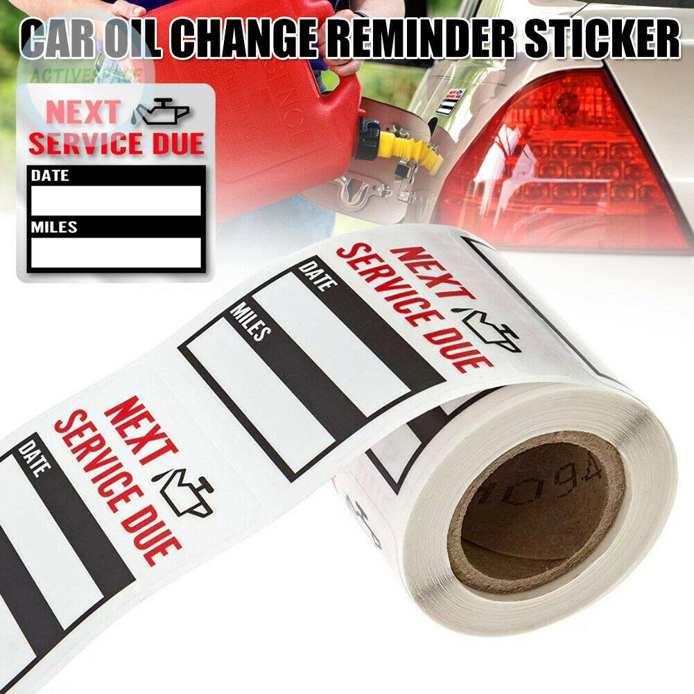 Oil Change Service 100pcs/Roll Decal Stickers Window Stock High Quality ...