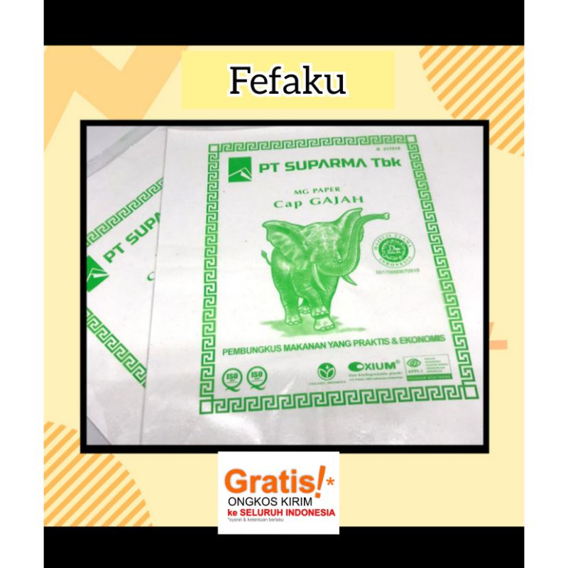 Plain KFC Rice Wrapping Paper / Non-Stick Kebab Burger Paper | Shopee ...