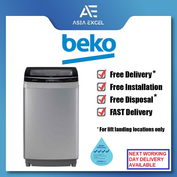 BEKO WTLI120D 12KG SILVER TOP LOAD WASHING MACHINE | Shopee Singapore