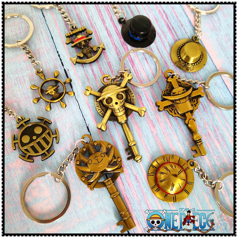 One Piece - Anime Keychains 1Pc Thousand Sunny / Skull / Whitebeard ...