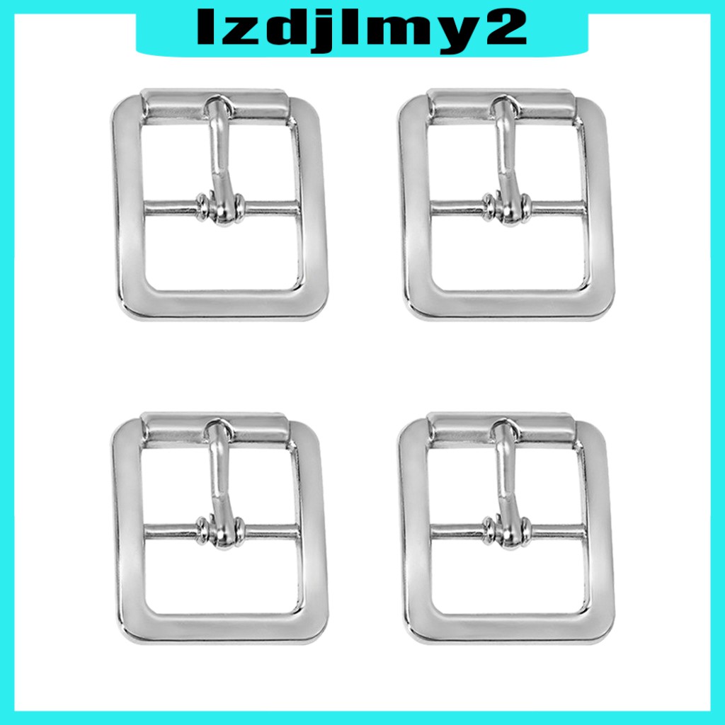 Romanful 4pcs Center Bar Buckles Pin Single Prong Belt Buckle DIY ...
