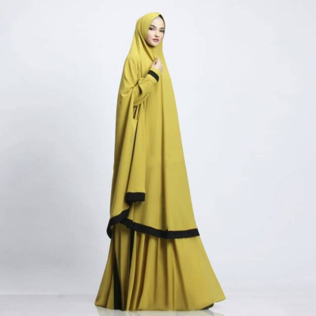Elkhadija (EXCLUSIVE) Robe Shari Hijab Jumbo Shari Can Be Used Zakiyya ...