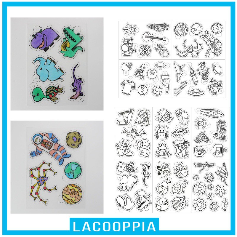 [ 10Pcs Heat Shrink Sheets Paper Hole Punch Keychains DIY Tool | Shopee ...