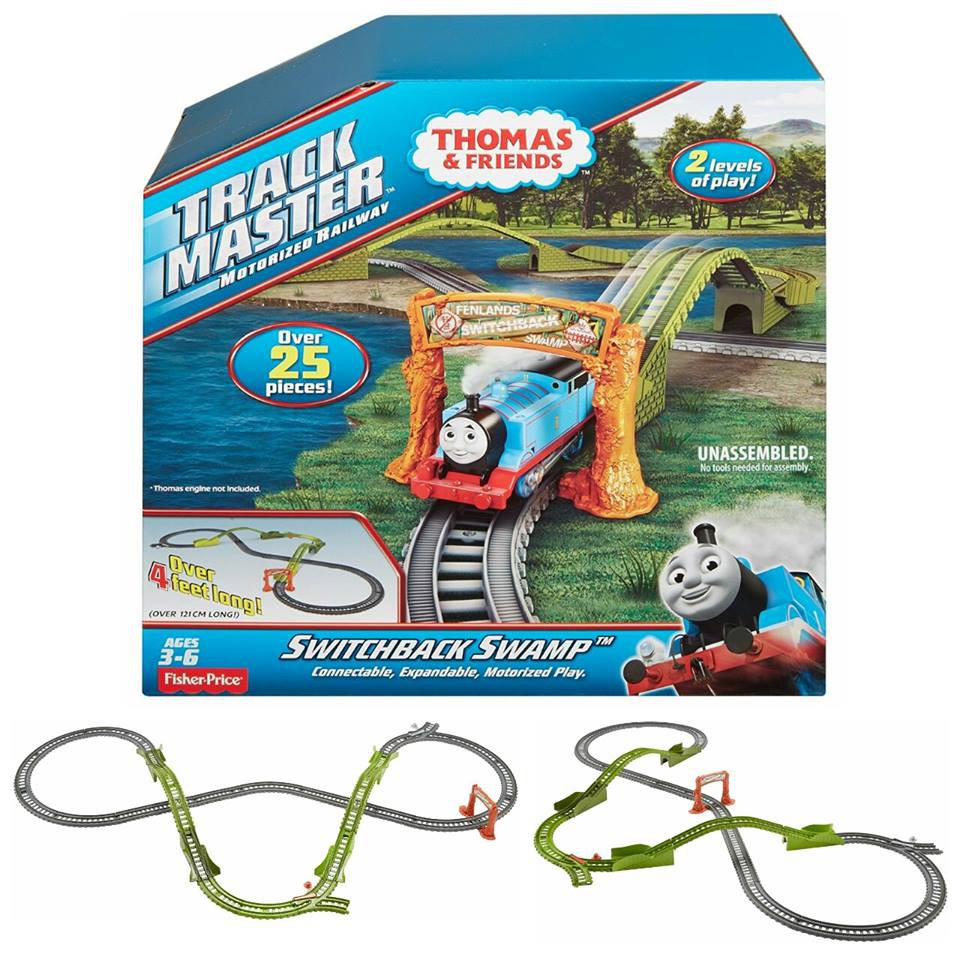 BNIB: Fisher Price Thomas the Train TrackMaster Switchback Swamp Set ...