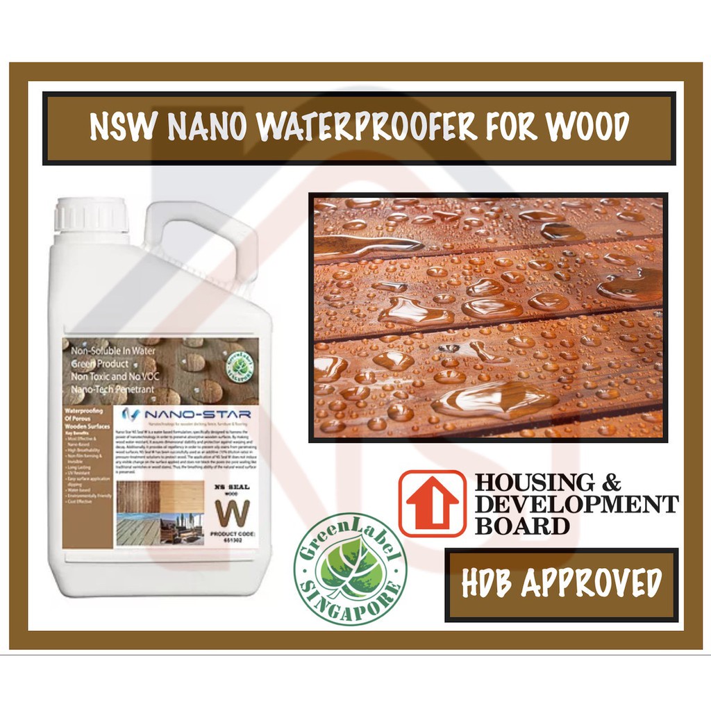 NANO-STAR Waterproofer Solution for Wood Surface Surface 500ml (HDB ...