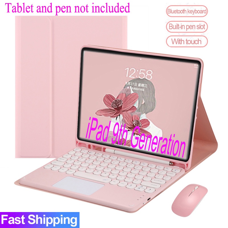 Touch pad Keyboard Case For 10.2 9th Generation 9 gen Wireless ...
