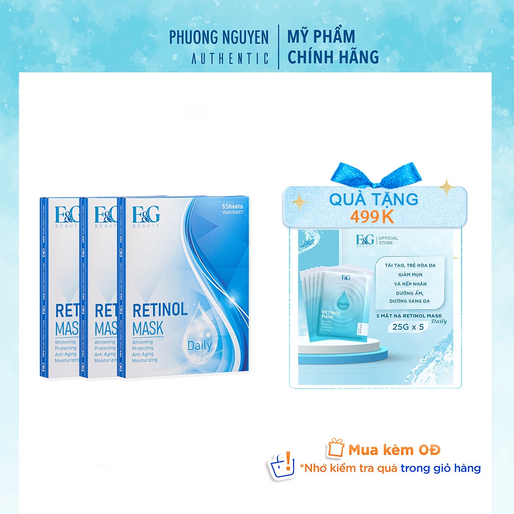 Retinol Mask Treatment E&G Beauty Daily whitening, brightening,skincare ...