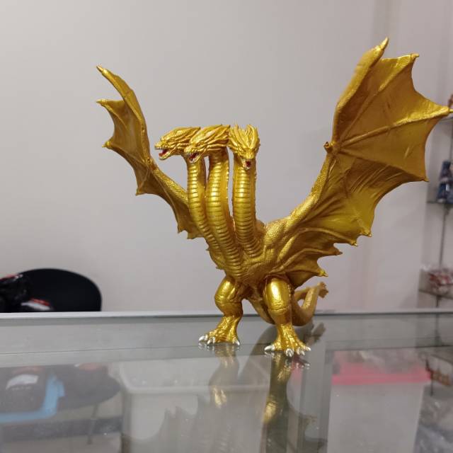 King ghidorah monster godzilla golden dragon monster figure | Shopee ...