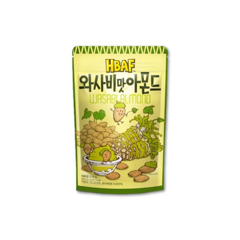 HBAF Honey Butter And Friends Wasabi Almond 190g | Shopee Singapore