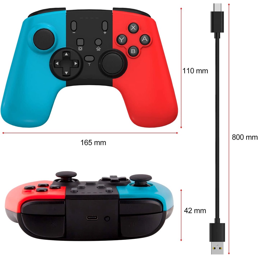 Wireless Switch Pro Controller Gamepad Joypad Remote Joystick for Nintendo Switch Console ...