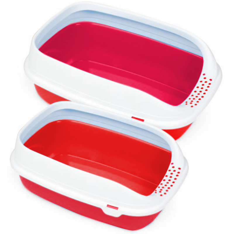Mps Italian Pet Beta Plus Litter Tray (Red) (Maxi) | Shopee Singapore