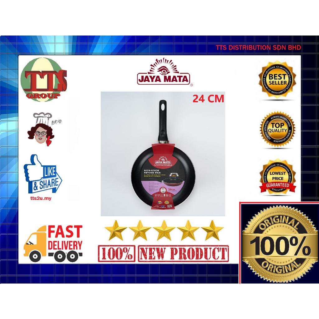 TTS - 24CM JAYA MATA NON-STICK COATING ALUMINIUM FRYING PAN (BLK) JM794 ...