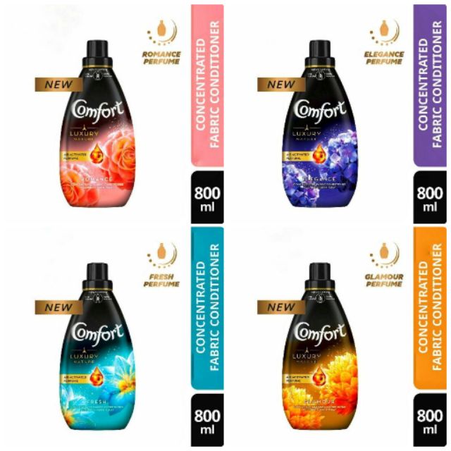 Comfort Concentrate Fabric Softener Luxury Nature Elegance 800ml ...