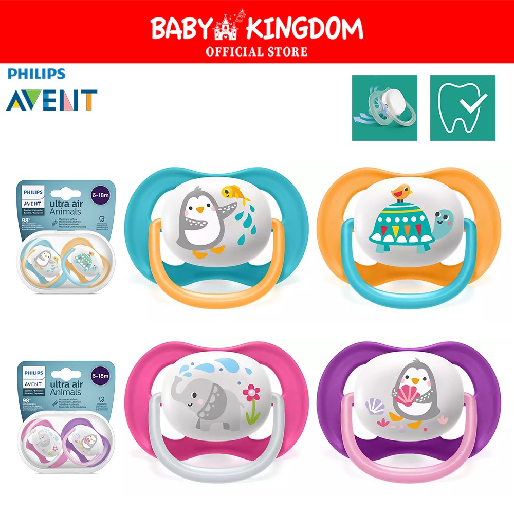 Philips Avent ultra air pacifier (6-18M) (Twin Pack) | Shopee Singapore