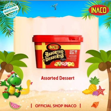 Inaco Assorted Desserts Jelly &puding 600g (40's x 15g) | Shopee Singapore